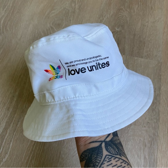 adidas | Accessories | Adidas Love Unites Pride Bucket Hat | Poshmark